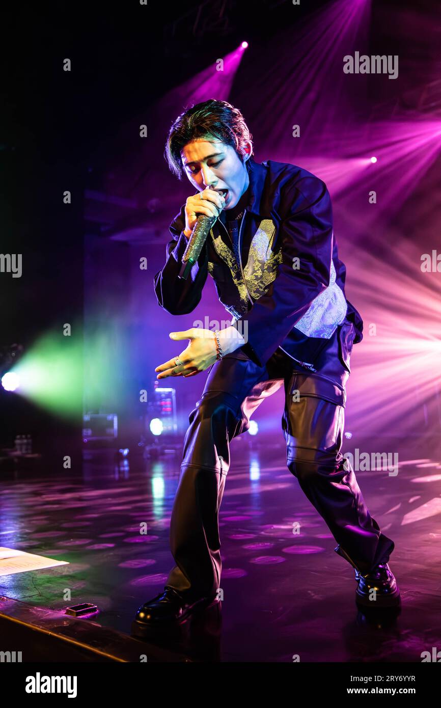 Milan, Italy. 28th Sep, 2023. The South Korean singer-songwriter Kim ...