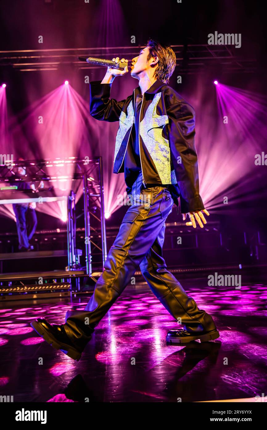 Milan, Italy. 28th Sep, 2023. The South Korean singer-songwriter Kim ...