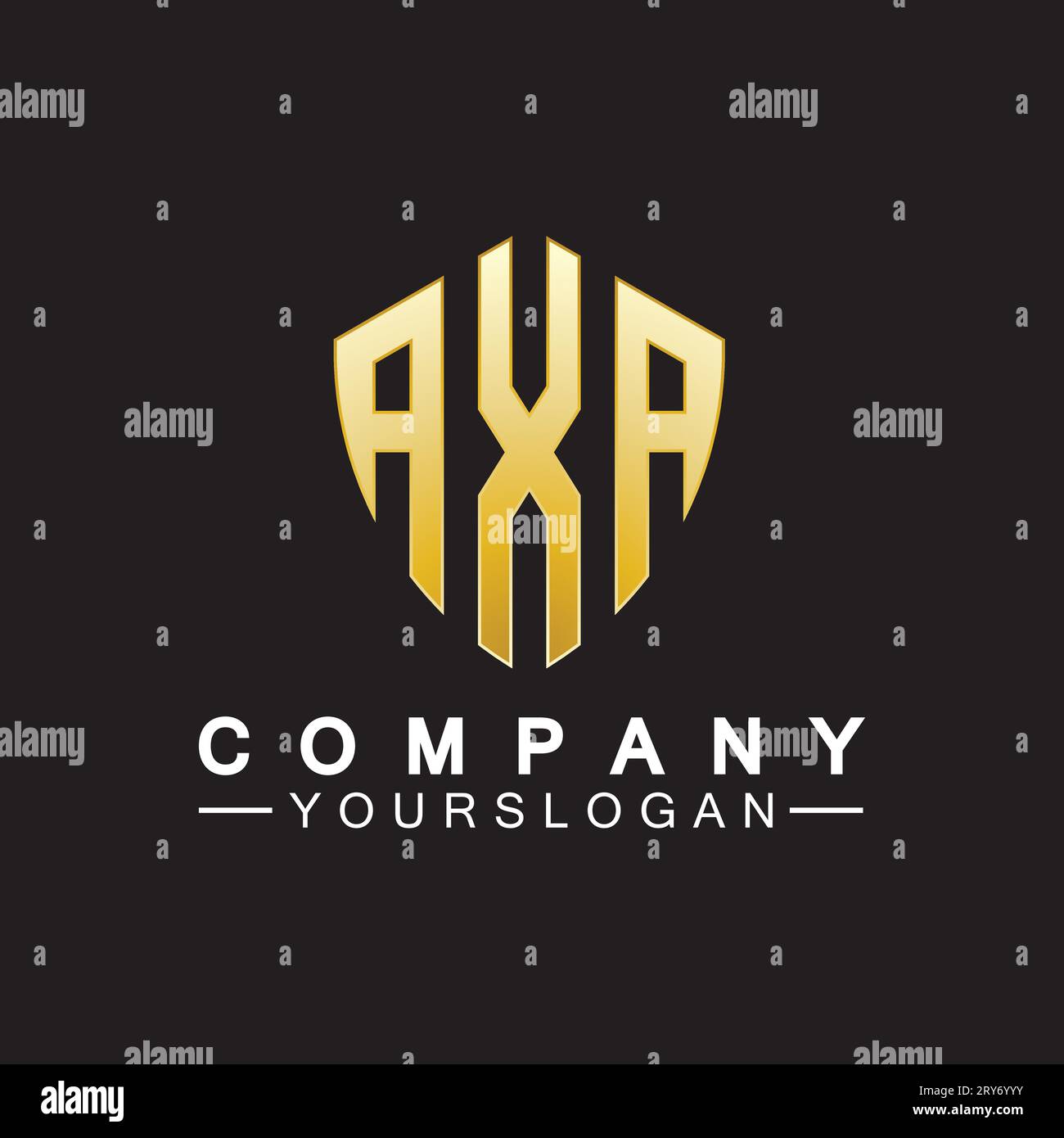 Axa logo template hi-res stock photography and images - Alamy