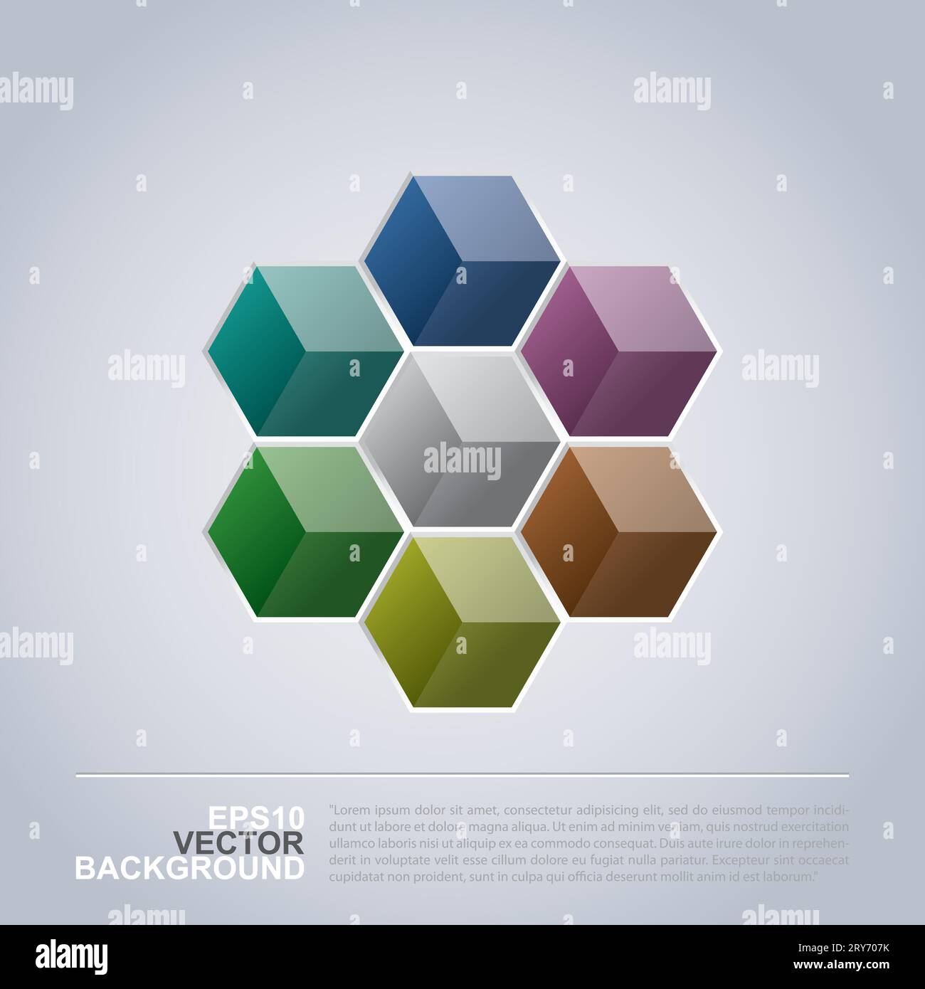 Cubes matrix red white Stock Vector Images - Alamy