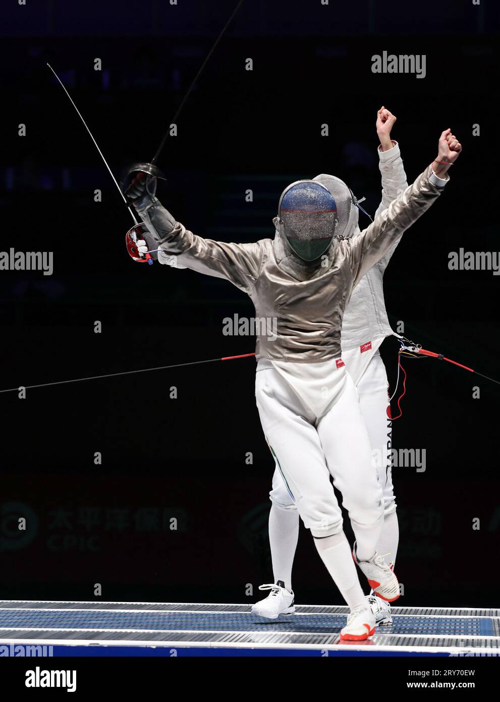 Hangzhou, China's Zhejiang Province. 29th Sep, 2023. Zaynab Dayibekova ...
