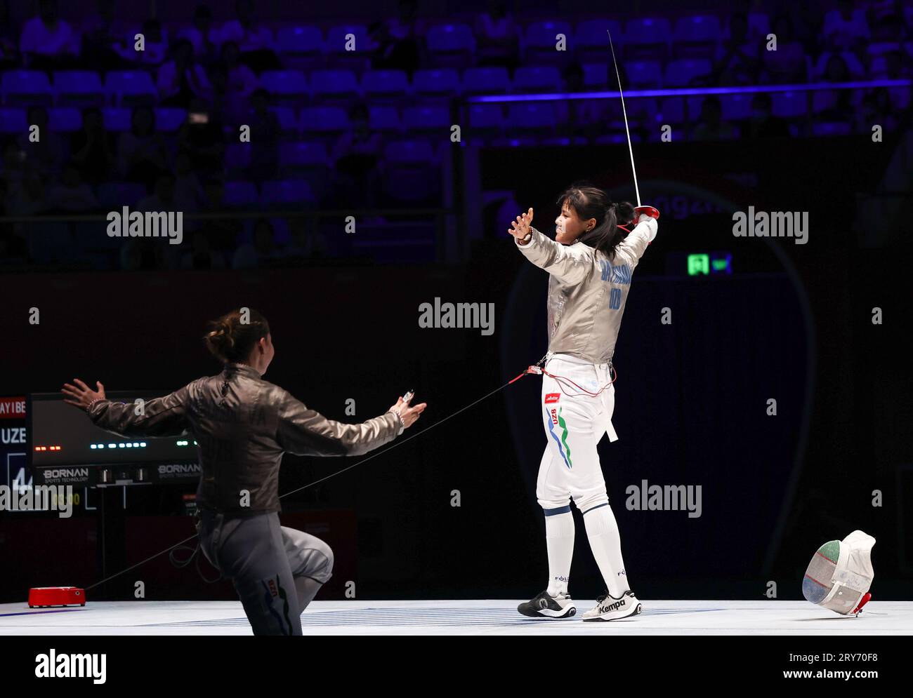 Hangzhou, China's Zhejiang Province. 29th Sep, 2023. Zaynab Dayibekova ...