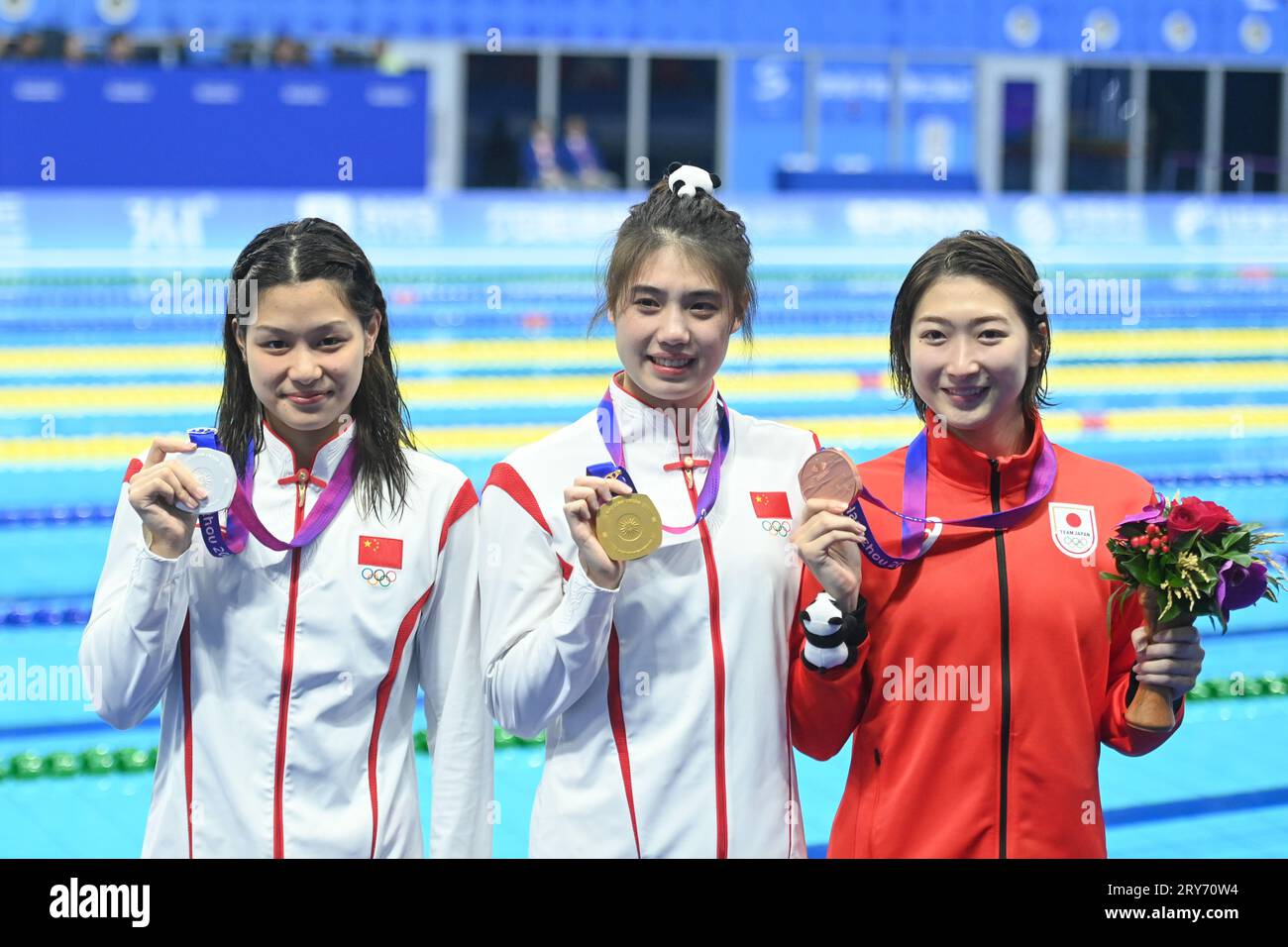 Hangzhou, China's Zhejiang Province. 29th Sep, 2023. Gold Medalist ...