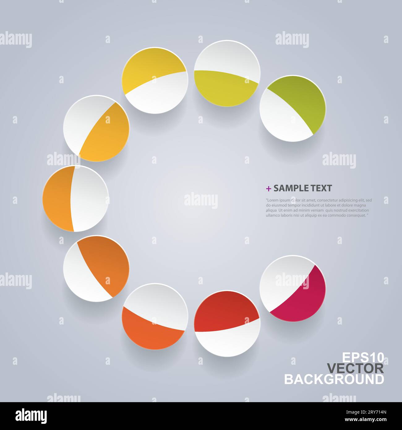 Colorful Infographic Base Template Stock Vector Image & Art - Alamy