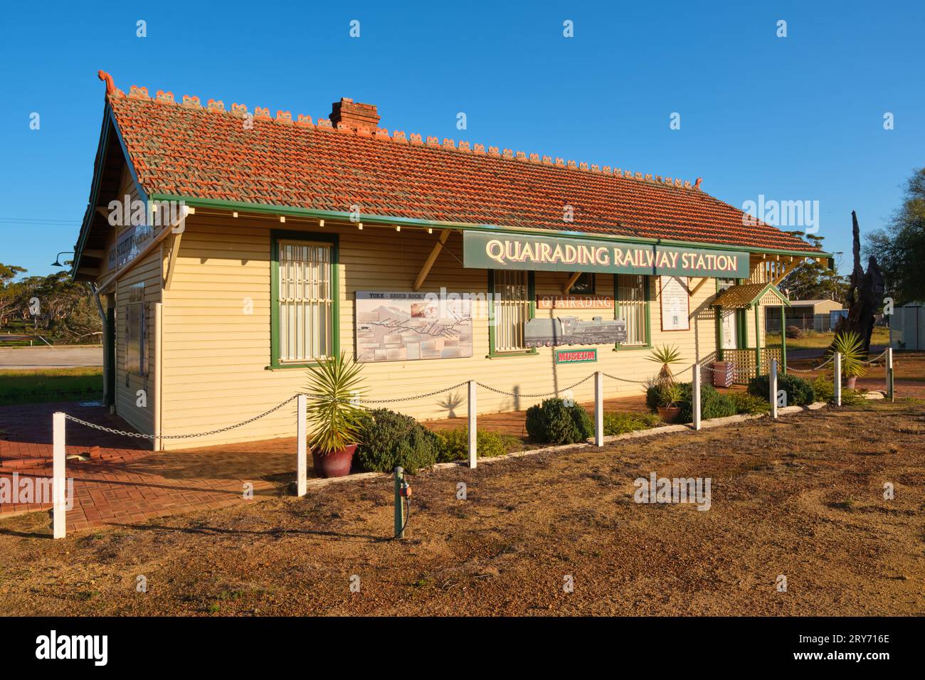 The Old Railway Station Museum in the Quairading Railway Station ...