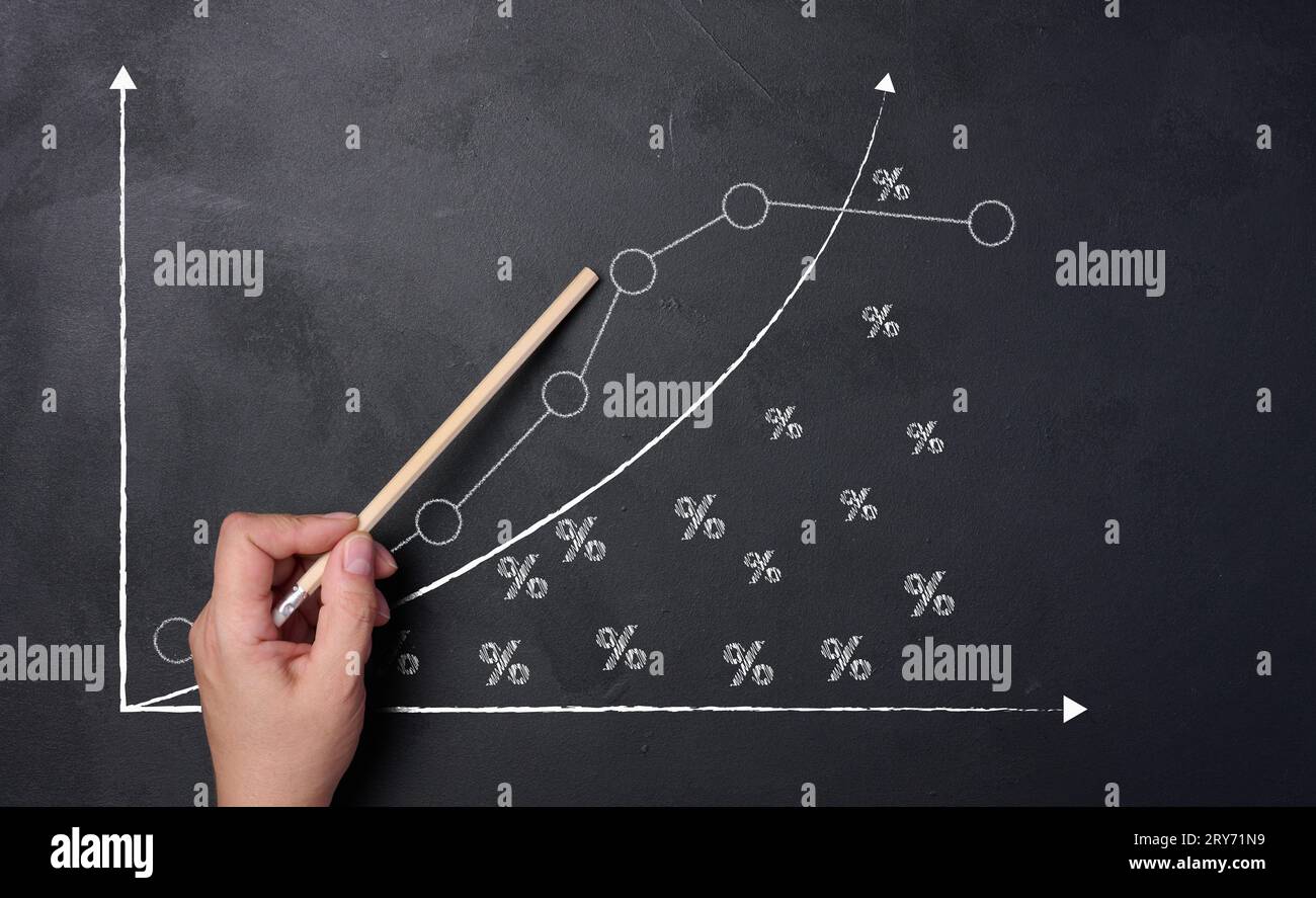 Hand drawn bar graph hi-res stock photography and images - Alamy