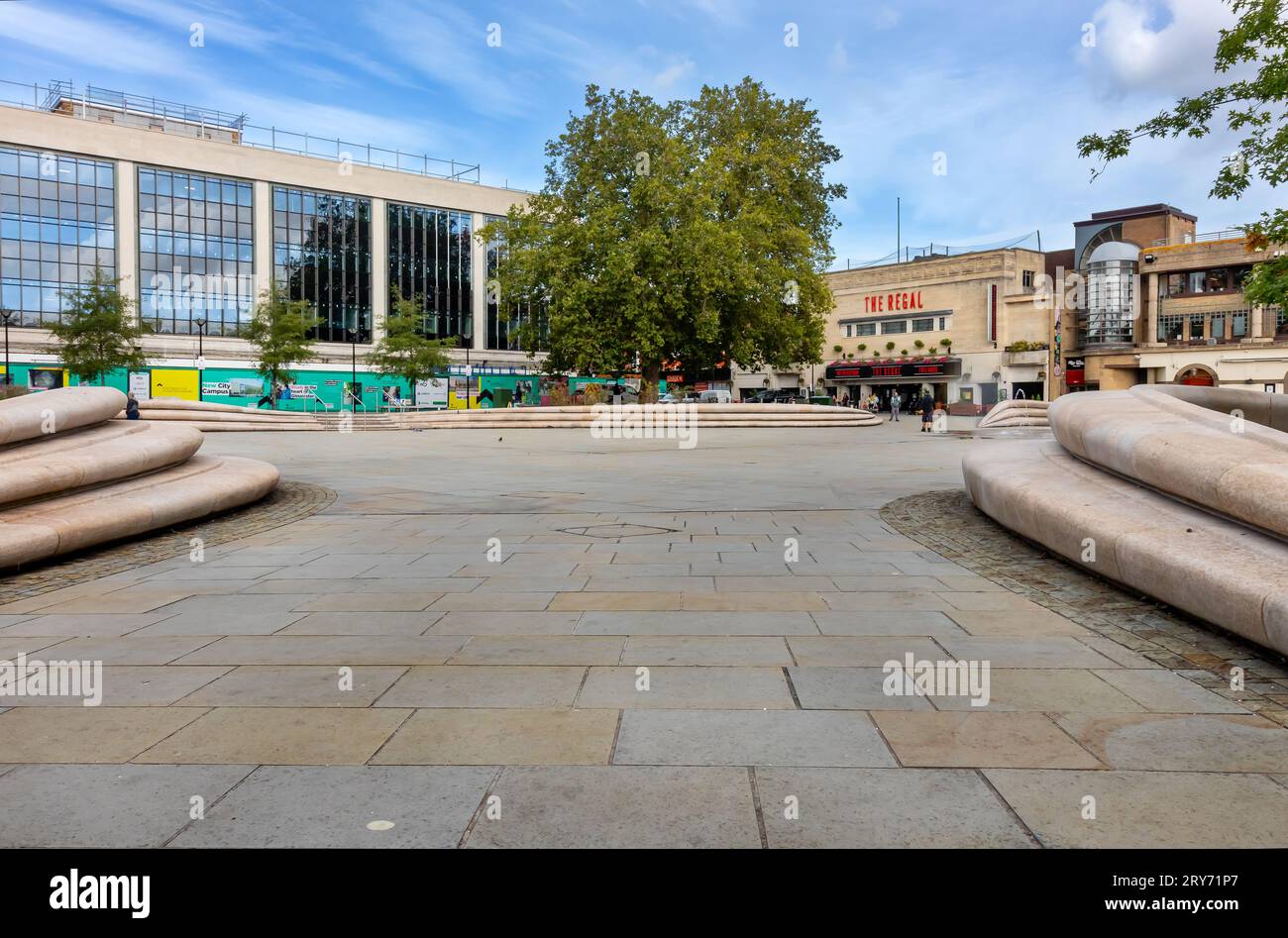 Kings Square redevelopment, Gloucester City Centre, Gloucestershire, UK ...