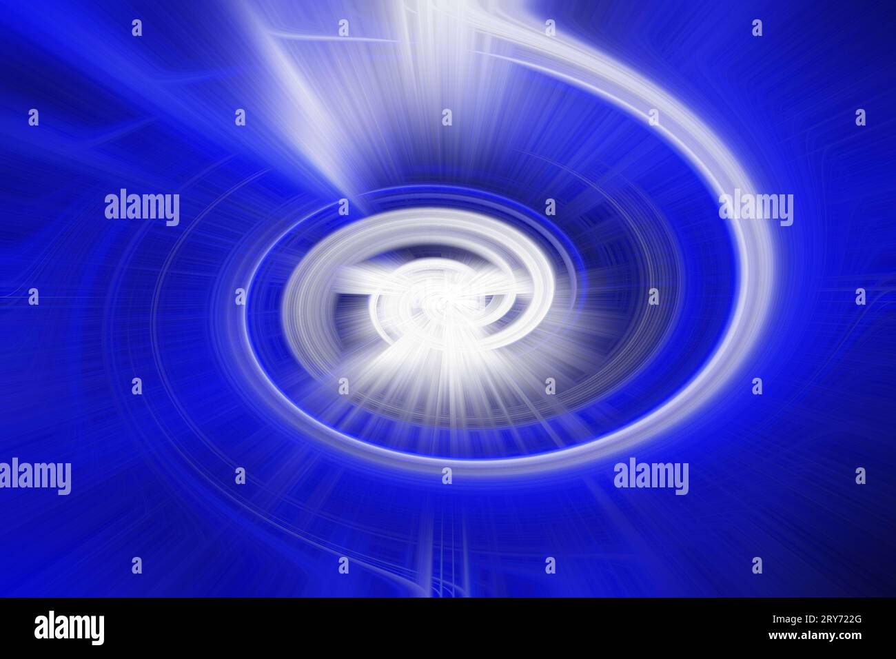 cosmic vortex vibrant blue swirl high-definition wallpaper Stock Photo ...