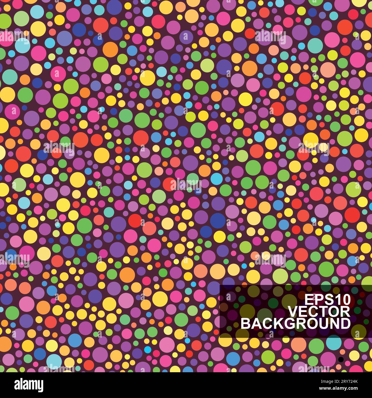 Colorful Dotted Abstract Background Stock Vector Image & Art - Alamy