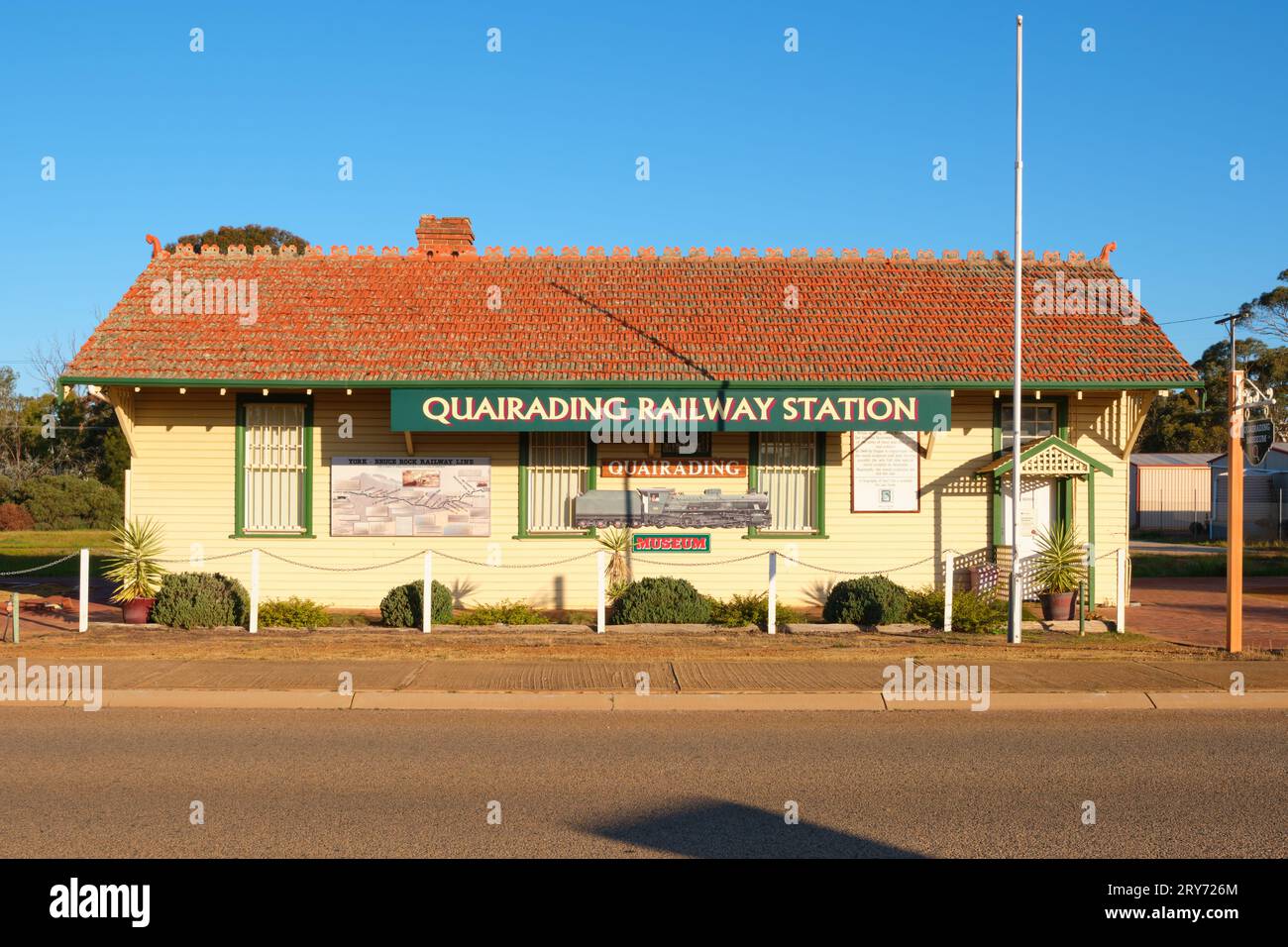 The Old Railway Station Museum in the Quairading Railway Station ...