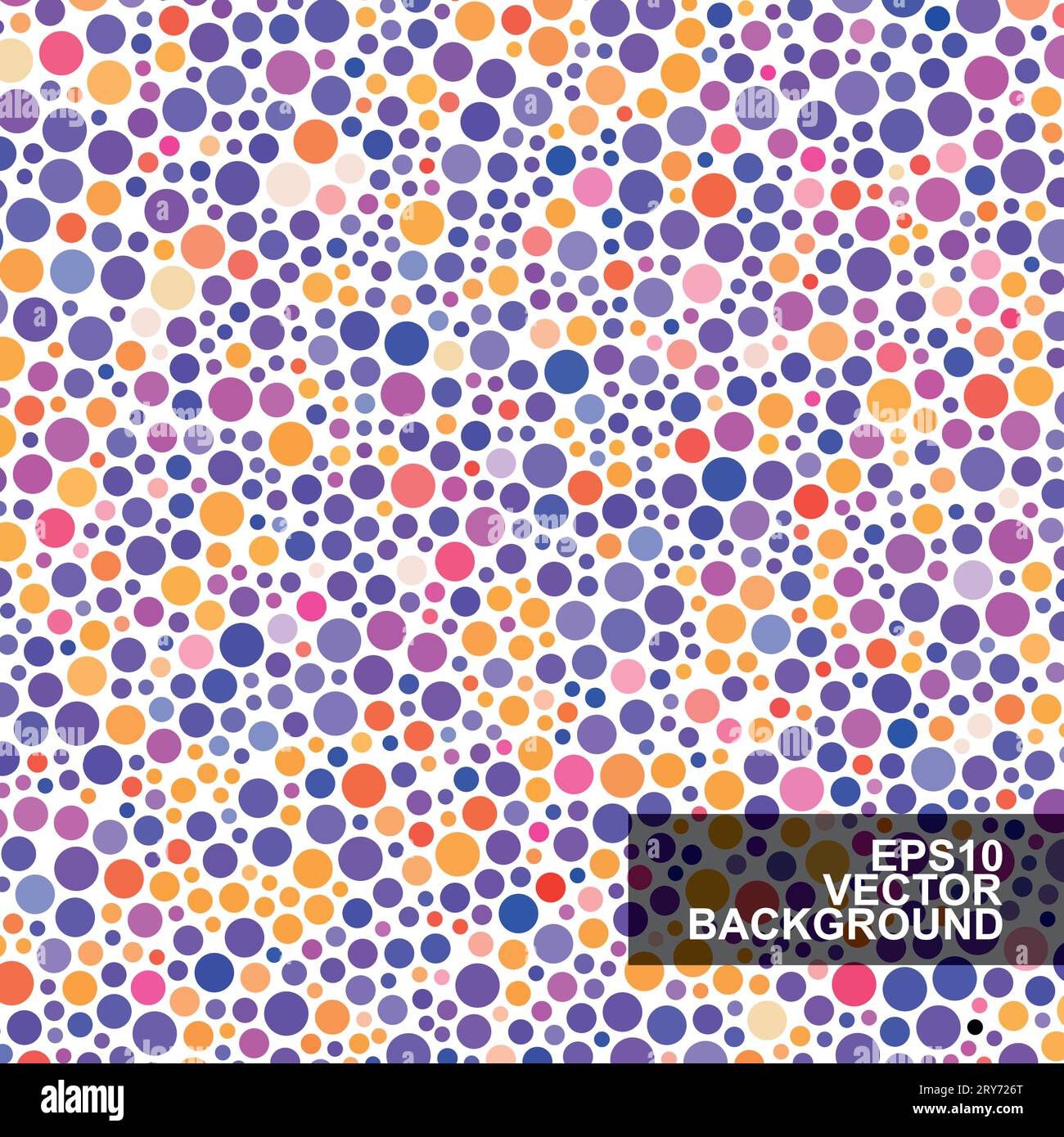 Colorful Dotted Abstract Background Stock Vector Image & Art - Alamy