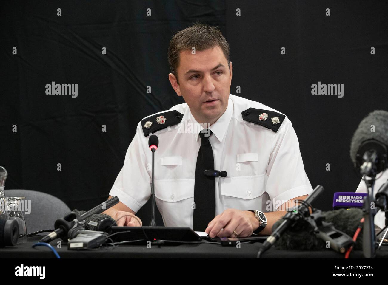 Graeme Robson, Chief Superintendent Merseyside Police, at a press ...