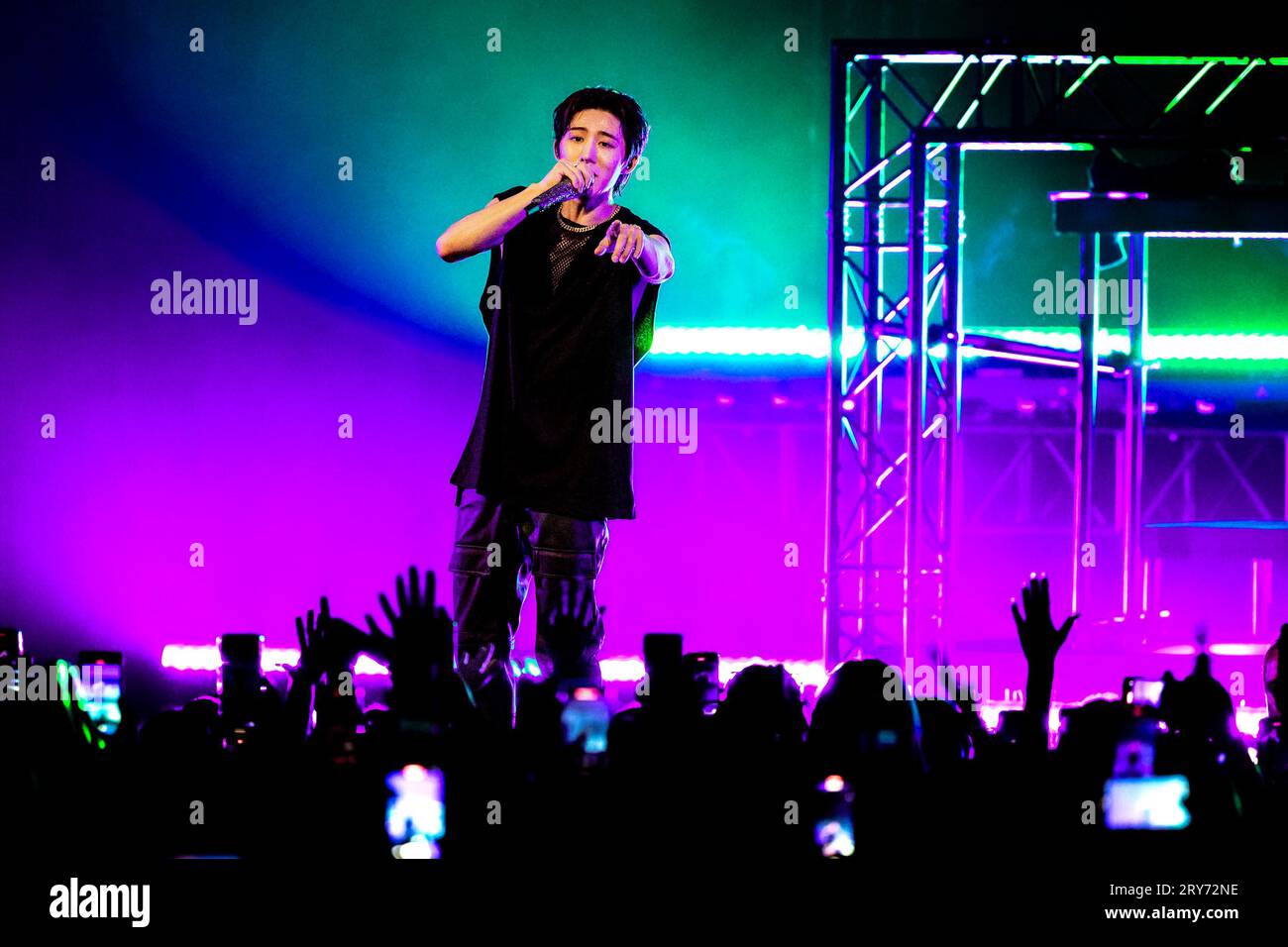 Italy 28 September 2023 B.I - k-pop rapper Kim Han-bin Love or Die ...