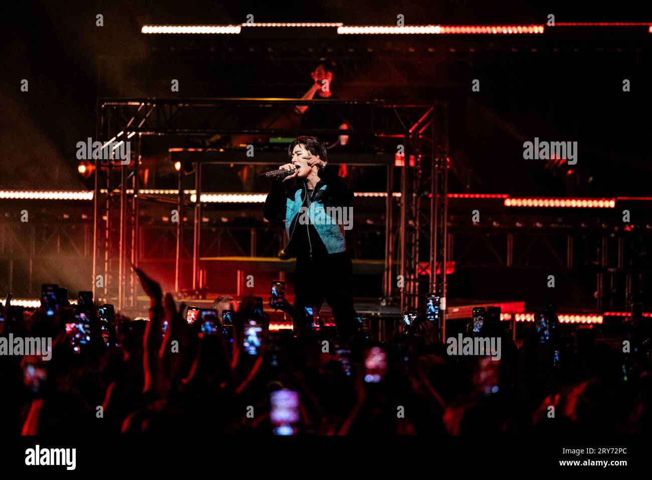 Italy 28 September 2023 B.I - k-pop rapper Kim Han-bin Love or Die ...