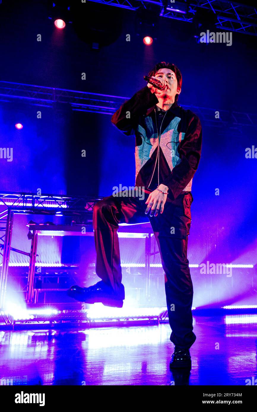 Italy 28 September 2023 B.I - k-pop rapper Kim Han-bin Love or Die ...