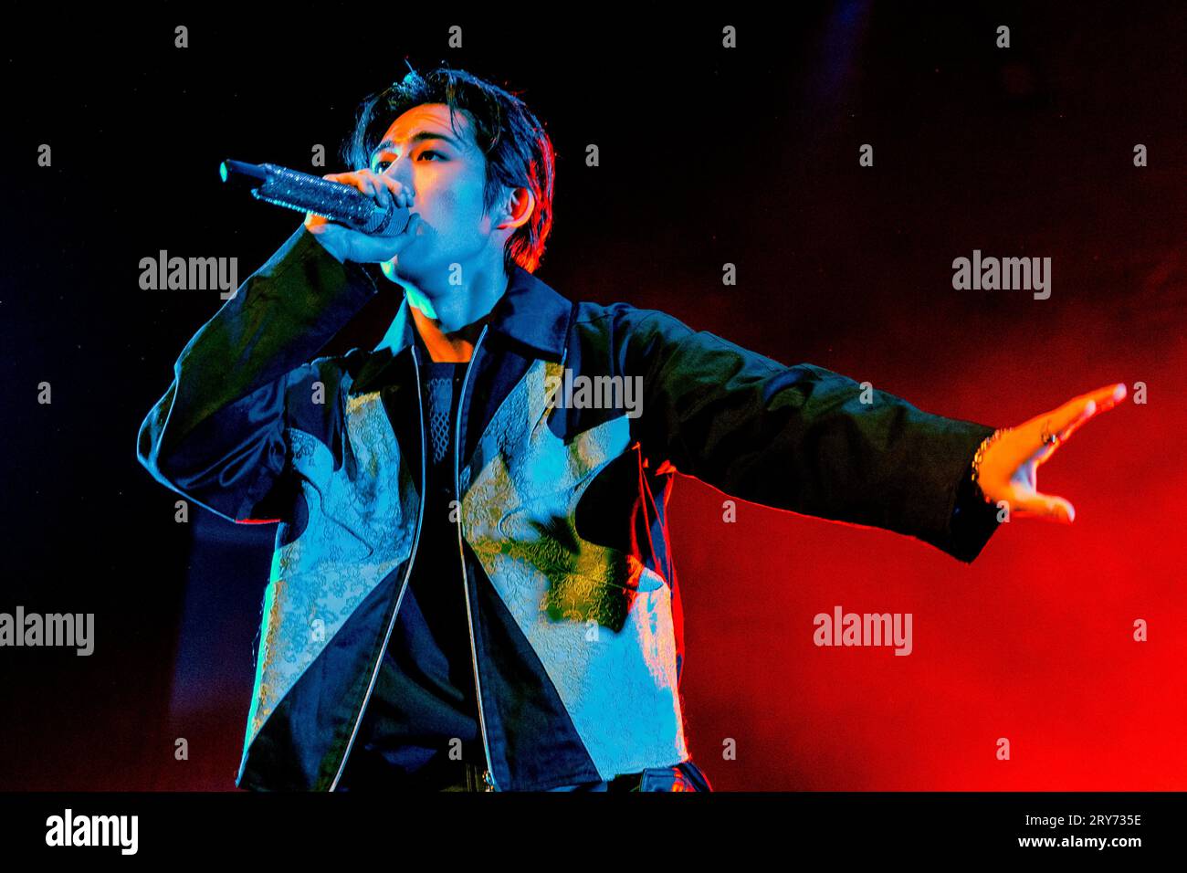 Italy 28 September 2023 B.I - k-pop rapper Kim Han-bin Love or Die ...