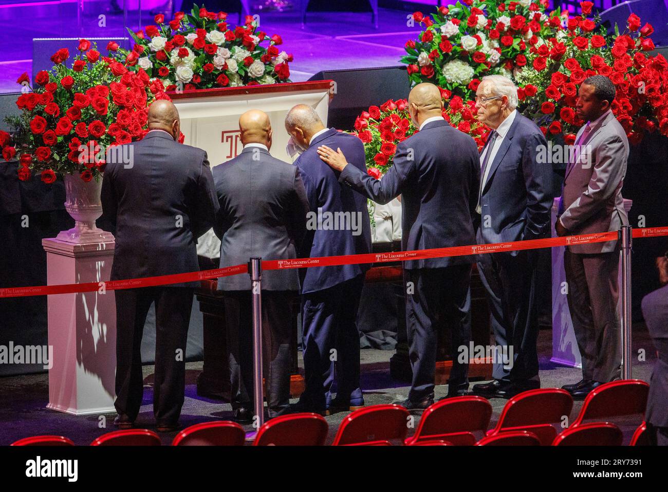 L. Harrison Jay, husband of late JoAnne A. Epps, third from left, is ...