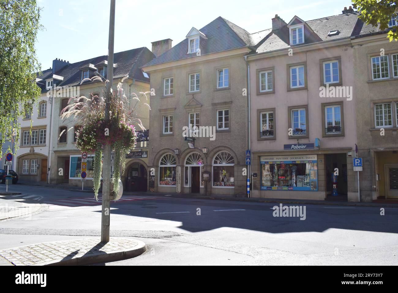 old town Echternach Stock Photo - Alamy