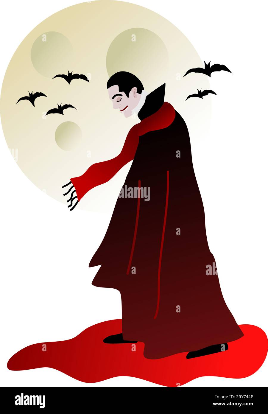 Cartoon count dracula hi-res stock photography and images - Alamy
