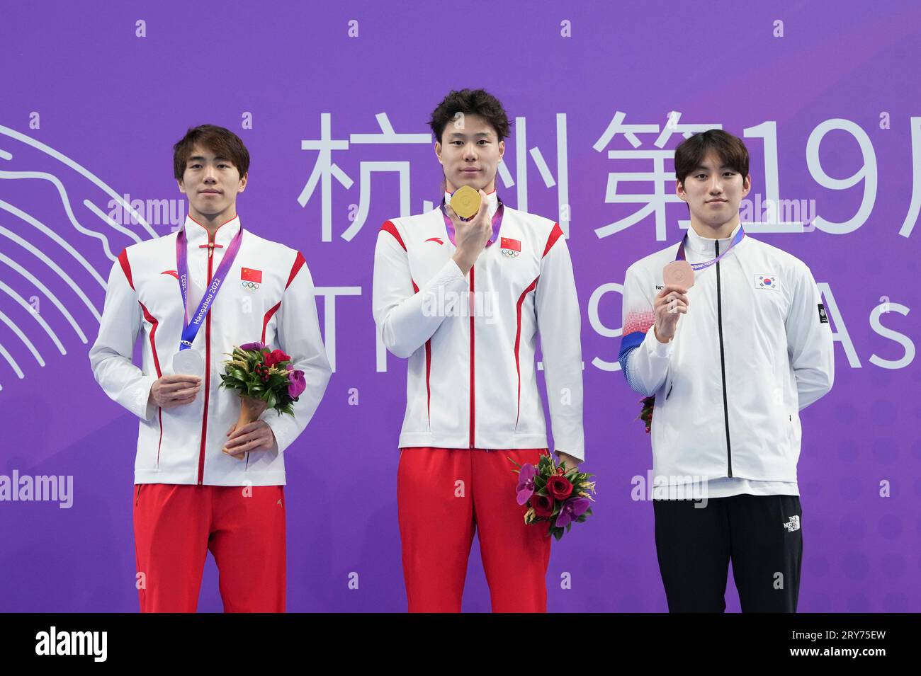 Hangzhou, China's Zhejiang Province. 29th Sep, 2023. Gold Medalist (C ...