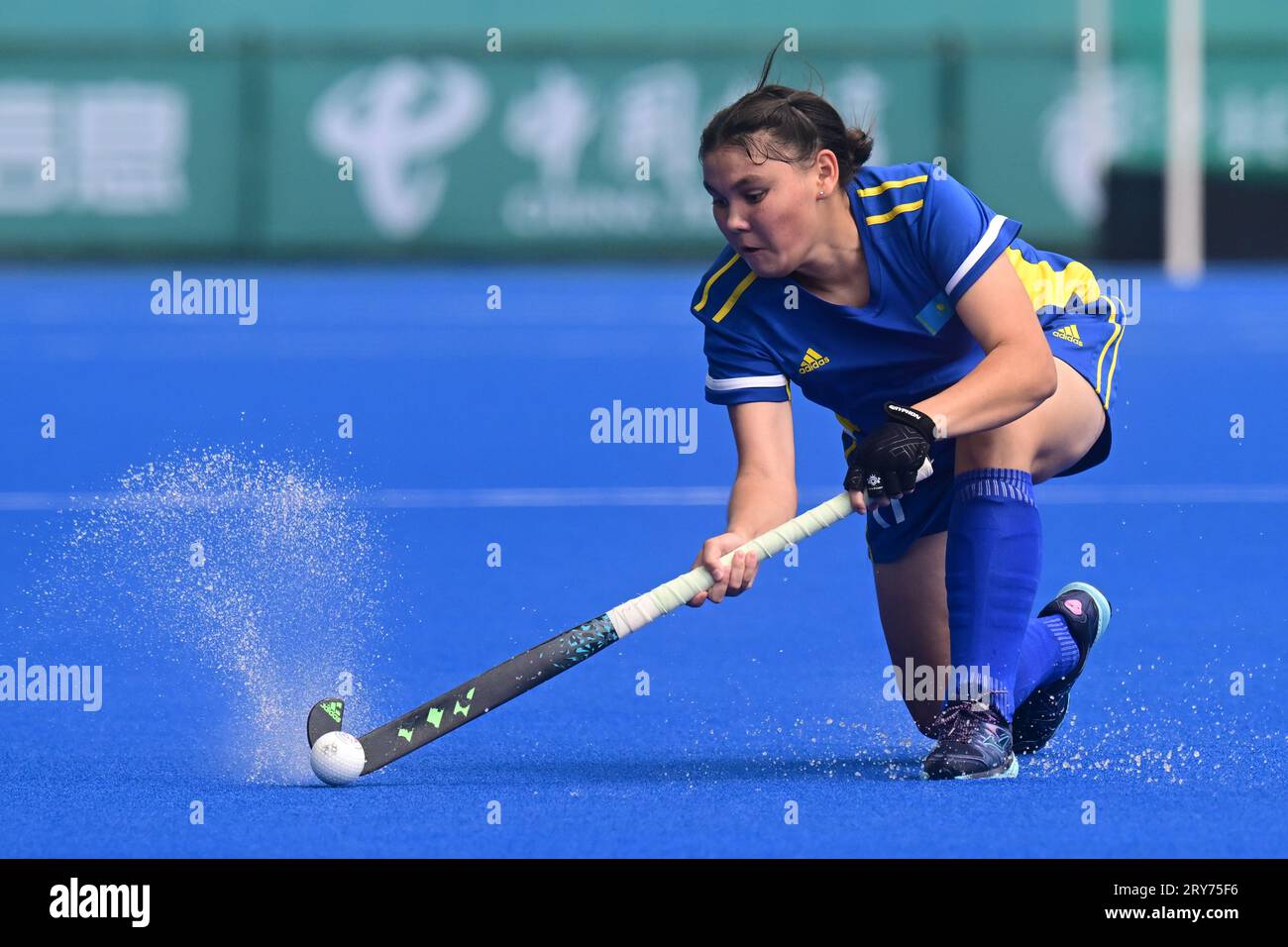 Hangzhou, China. 29th Sep, 2023. Khaua Yeskendir of the Kazakhstan ...