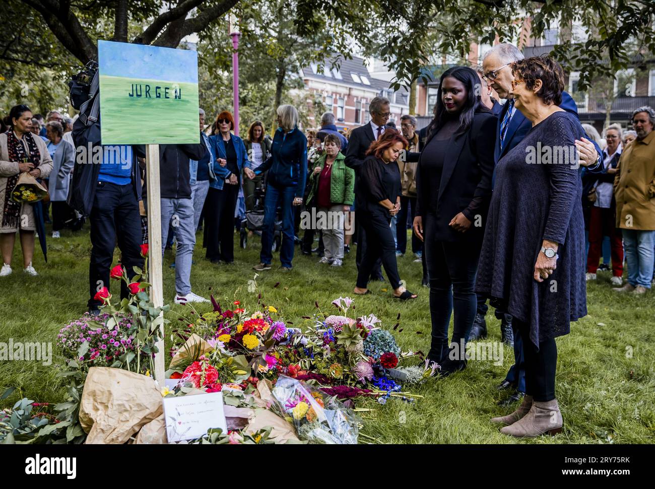 ROTTERDAM - Mayor Ahmed Aboutaleb is present at a commemoration near ...