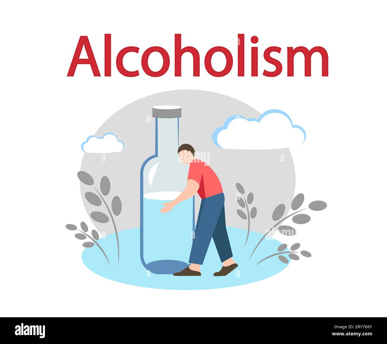 Alcohol and substance abuse Stock Vector Images - Alamy