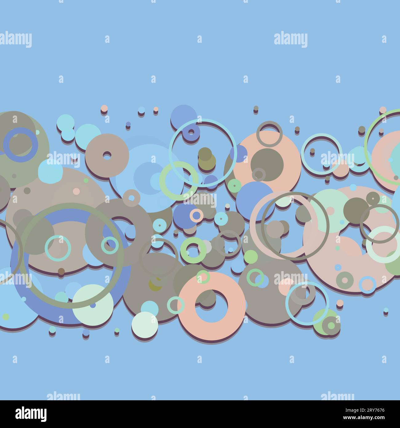 Colorful Abstract Background with Dots, Rings, Bubbles Stock Vector ...
