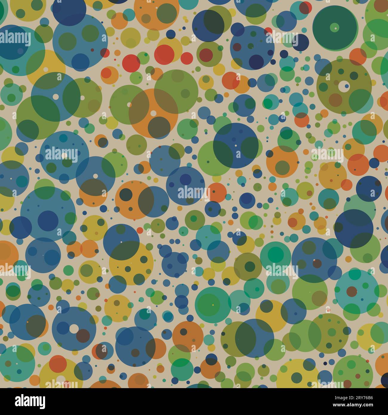 Colorful Abstract Background with Dots, Rings, Bubbles Stock Vector ...