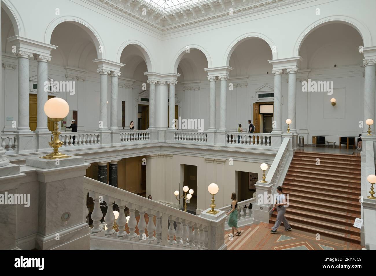 Treppenhaus, Bibliotheca Albertina, Beethovenstraße, Universität ...