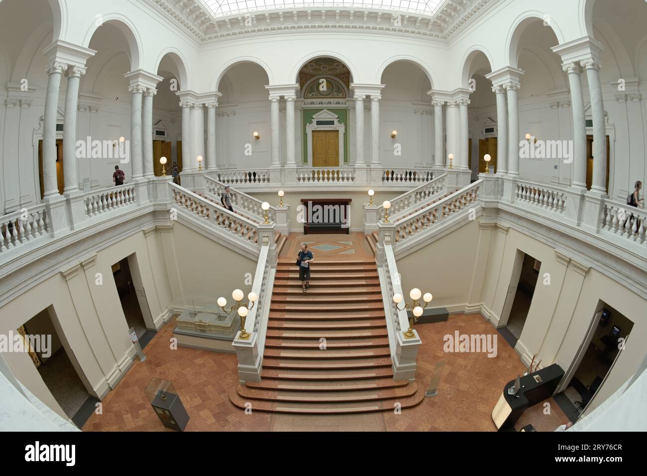 Treppenhaus, Bibliotheca Albertina, Beethovenstraße, Universität ...