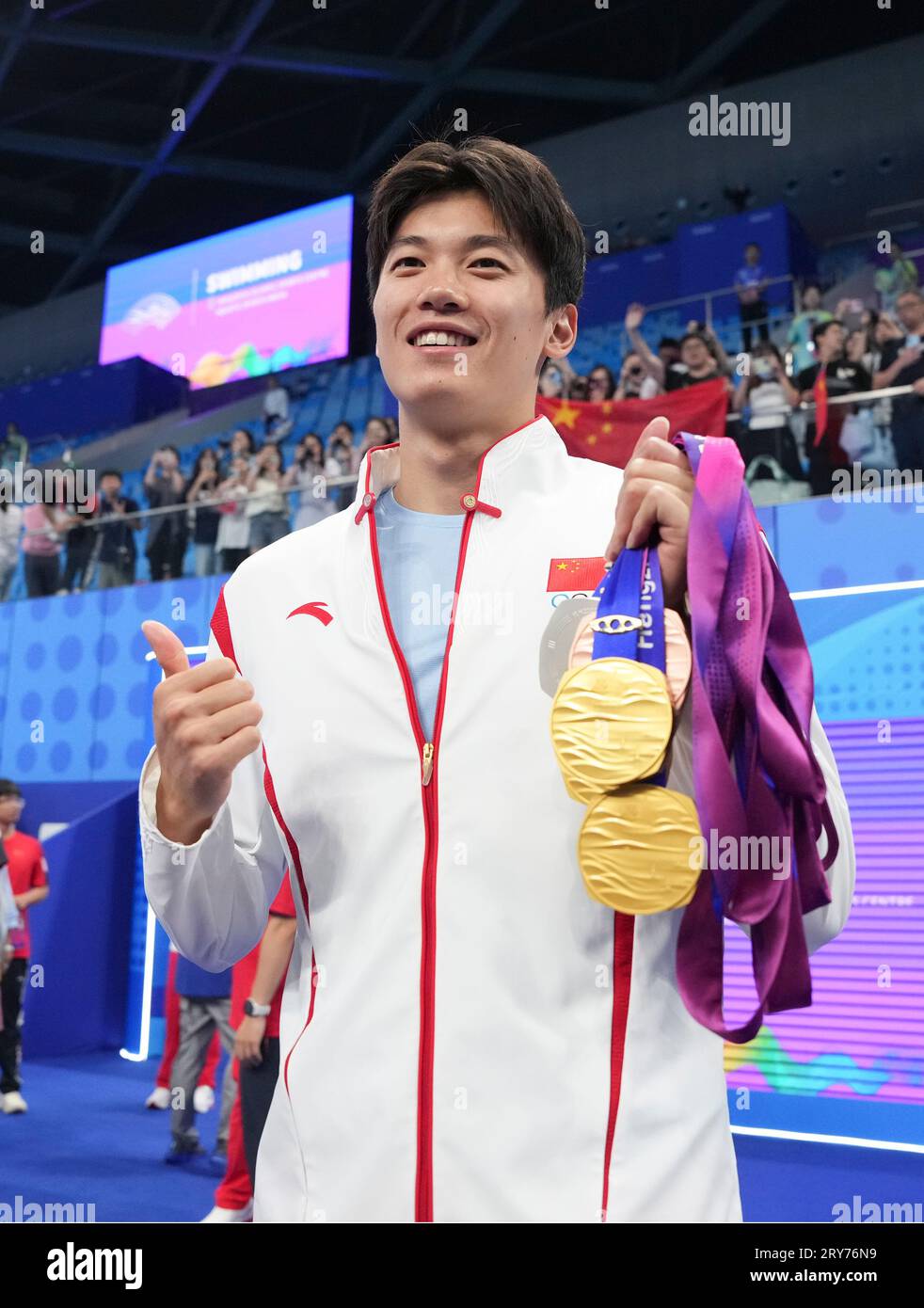 Hangzhou, China's Zhejiang Province. 29th Sep, 2023. Wang Shun of China ...