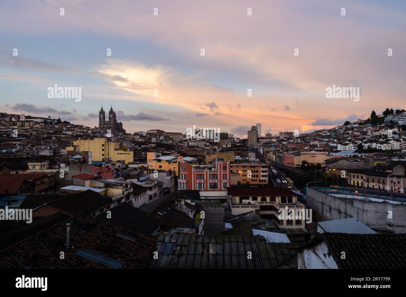 quito city centre, ecuador Stock Photo - Alamy