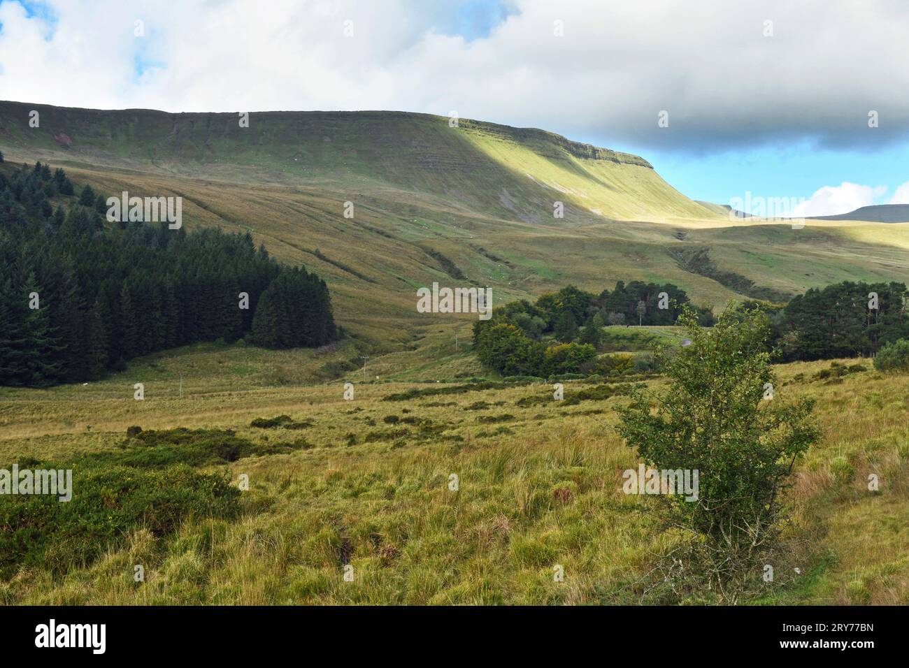 Craig y Fan Ddu (crag of the black mountain) and very popular with hill ...