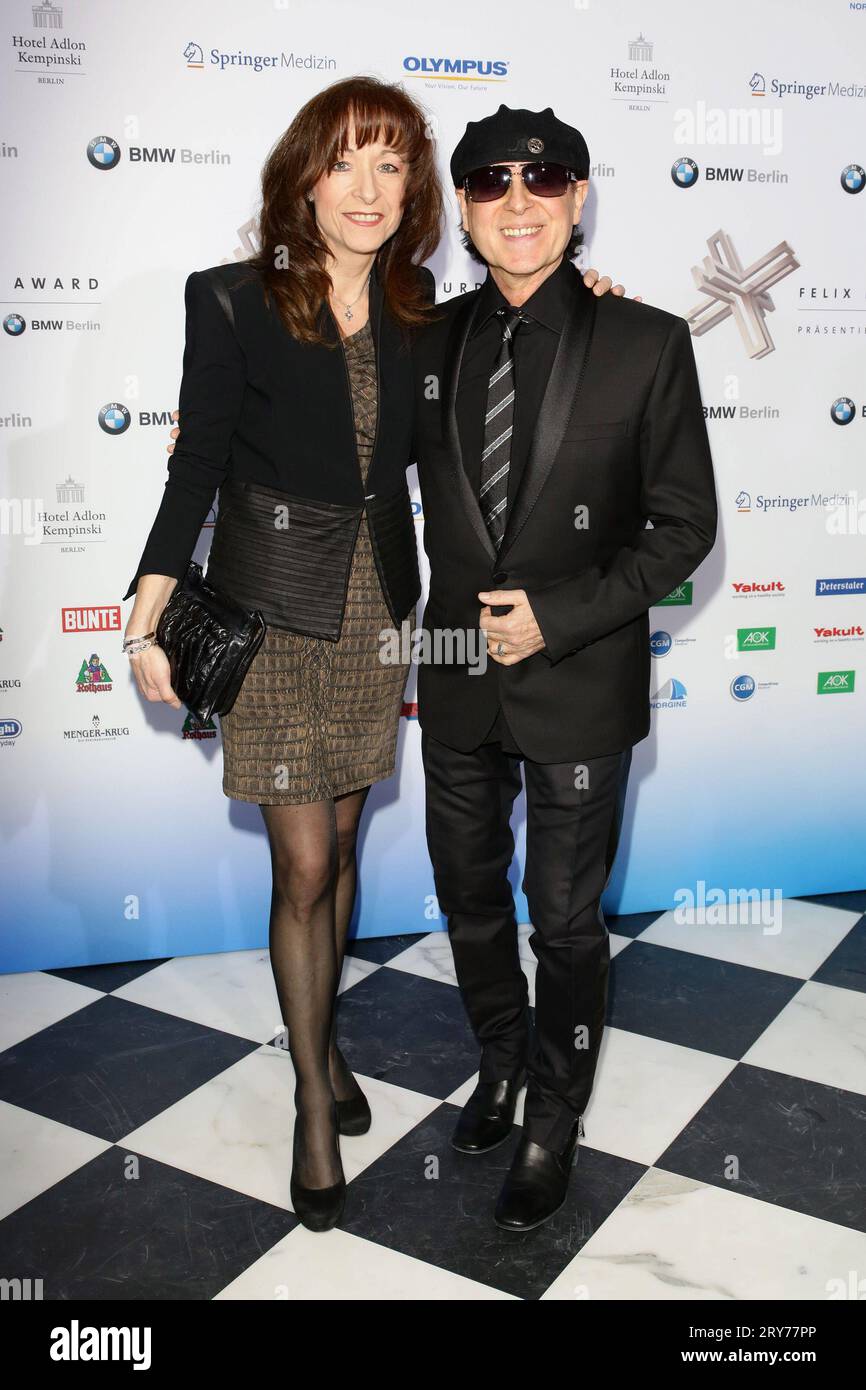 Klaus Meine Ehefrau Gabi - Felix Burda Award - Hotel Adlon - Berlin ...