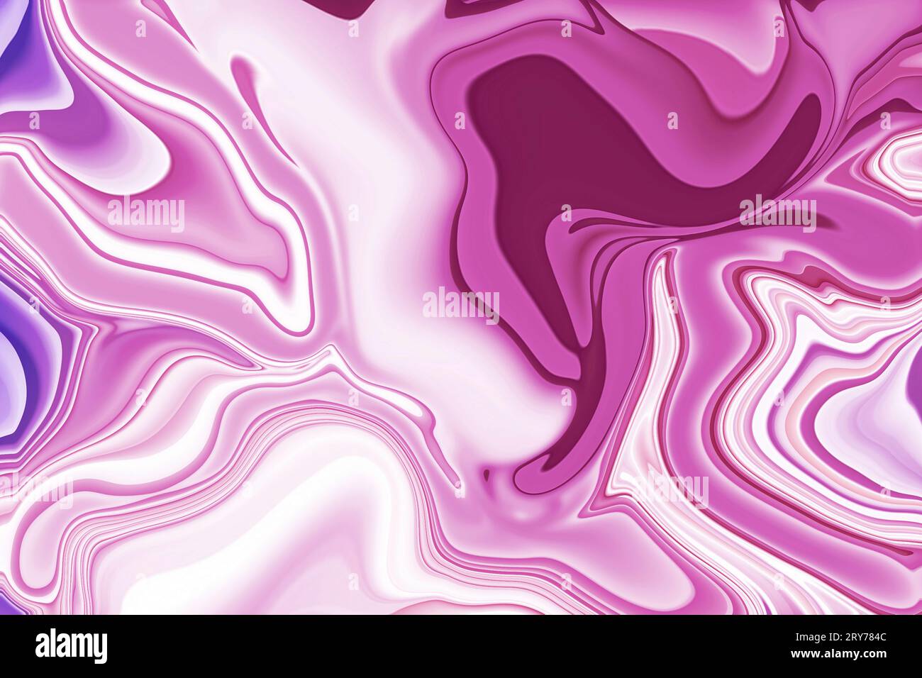 abstract liquified paint image with vibrant blue, purple and pink ...
