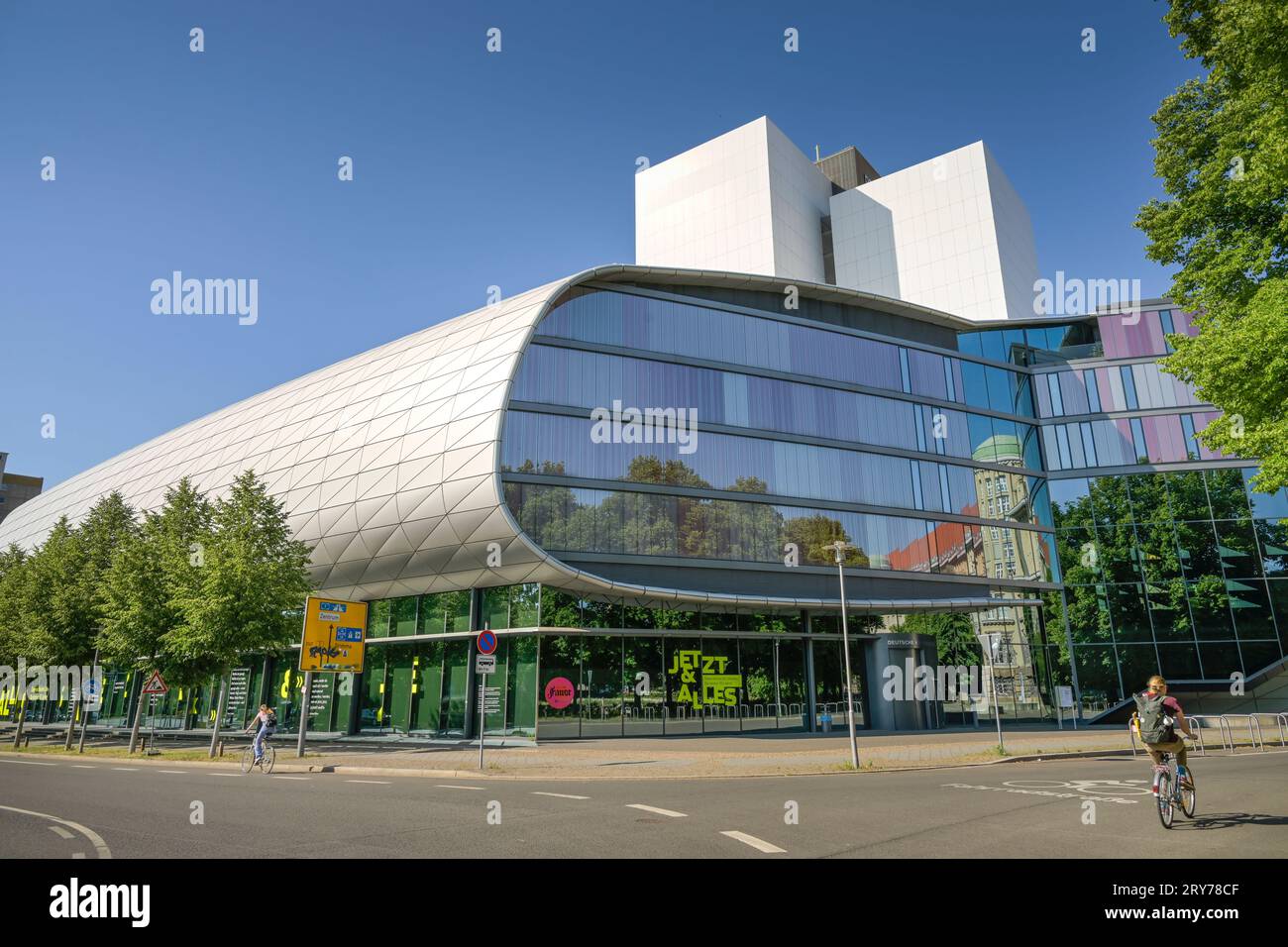 Erweiterungsbau, Deutsche Nationalbibliothek, Deutscher Platz, Leipzig ...