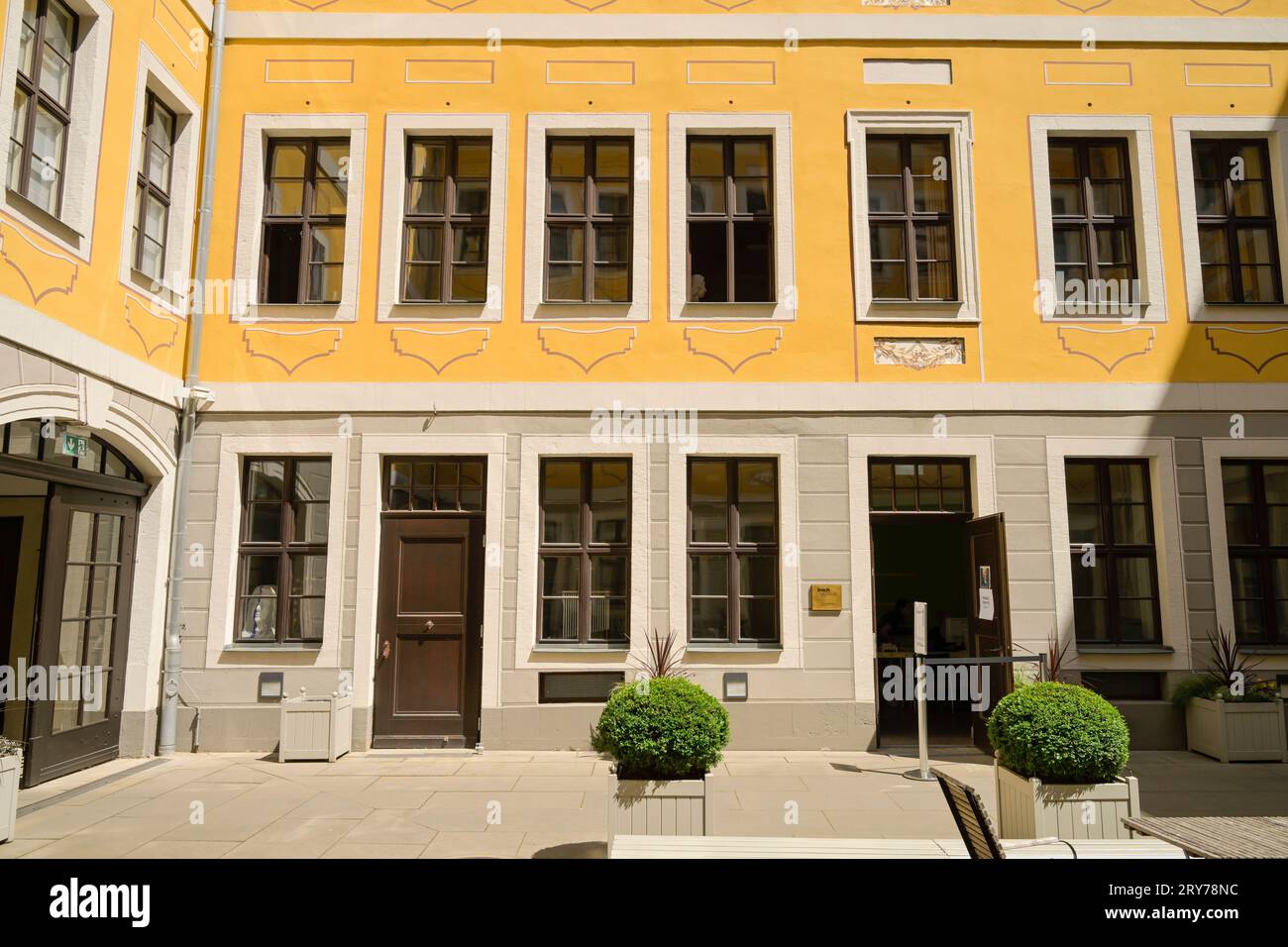 Bachmuseum, Bach-Archiv, Thomaskirchhof, Leipzig, Sachsen, Deutschland ...