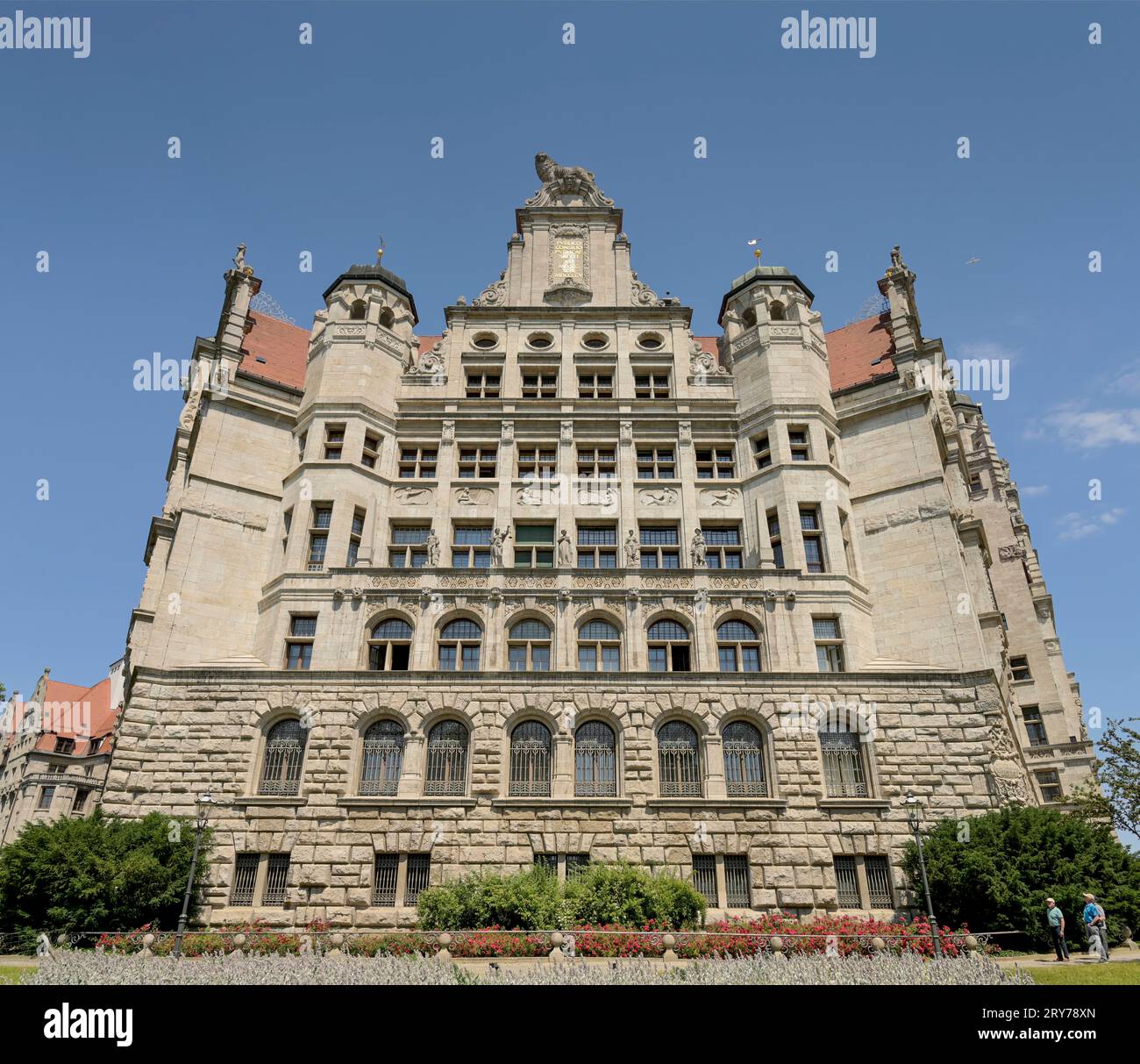 Neues Rathaus, Martin-Luther-Ring, Leipzig, Sachsen, Deutschland ...