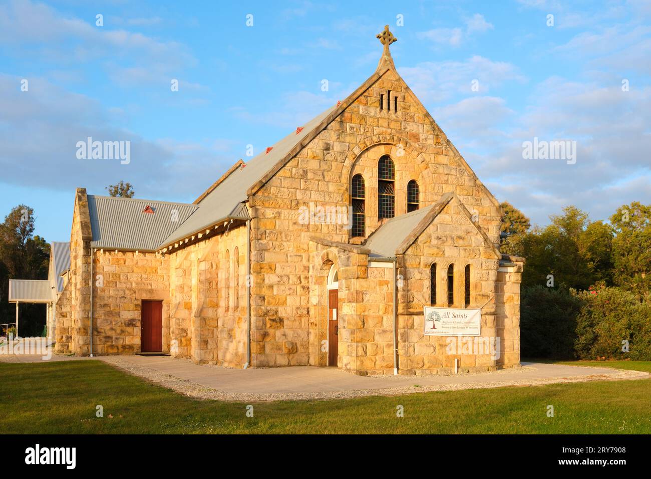 The All Saints Anglican Church in the town of Donnybrook in the south ...