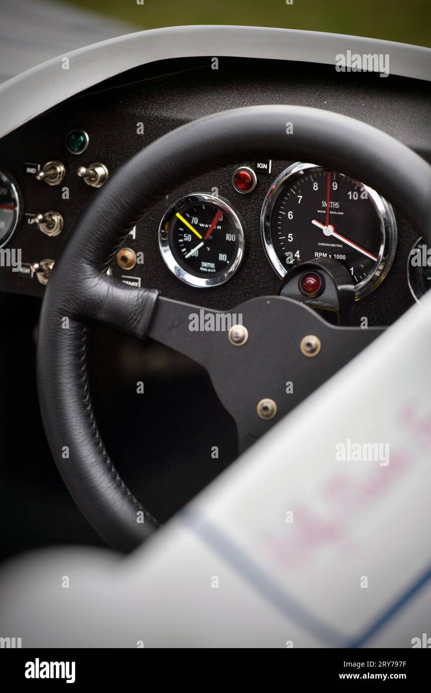 lola T297 cosworth racing car dashboard 1978 Stock Photo - Alamy