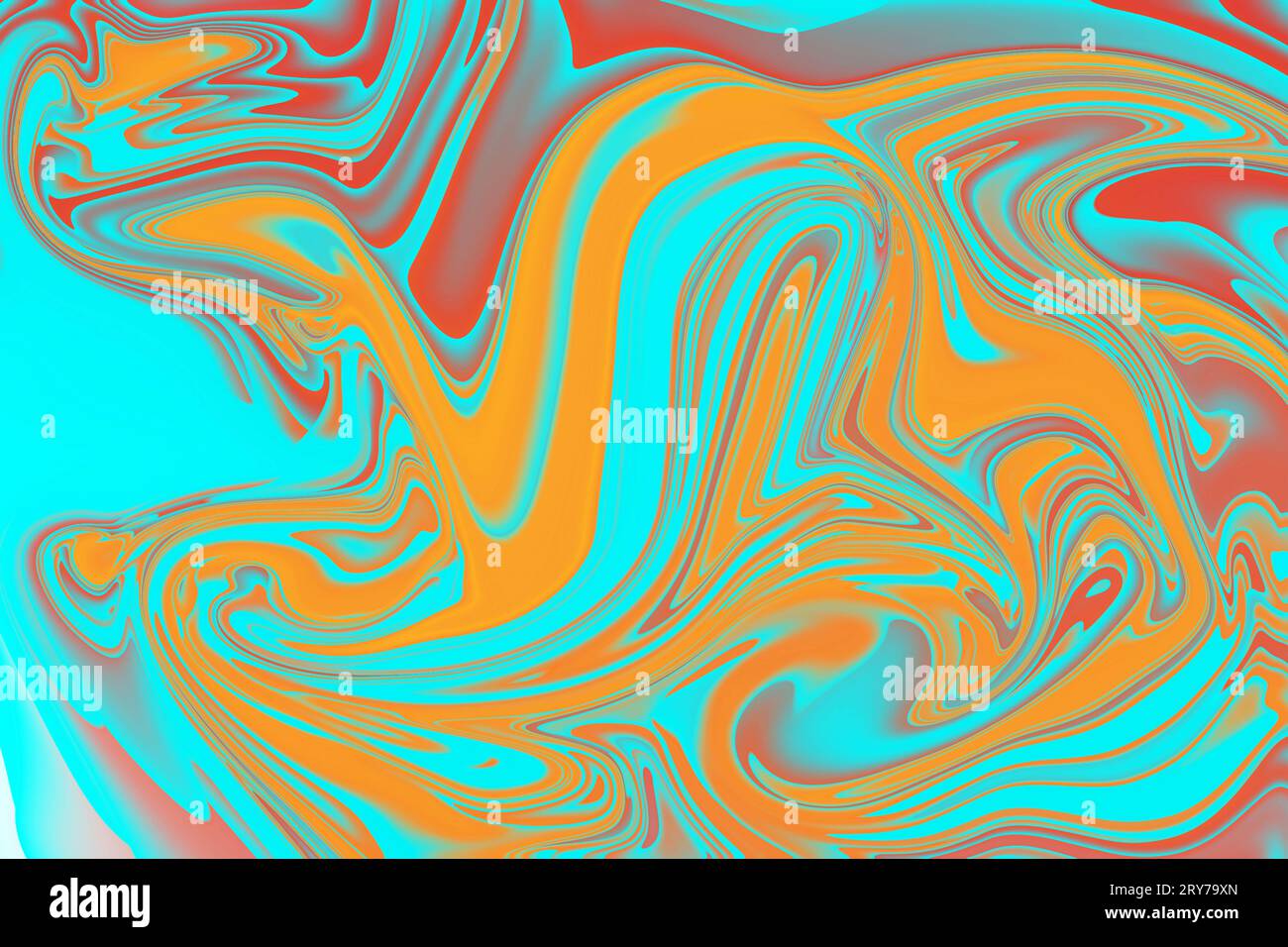 exploring the depths of abstract liquified paint image in blue, purple ...