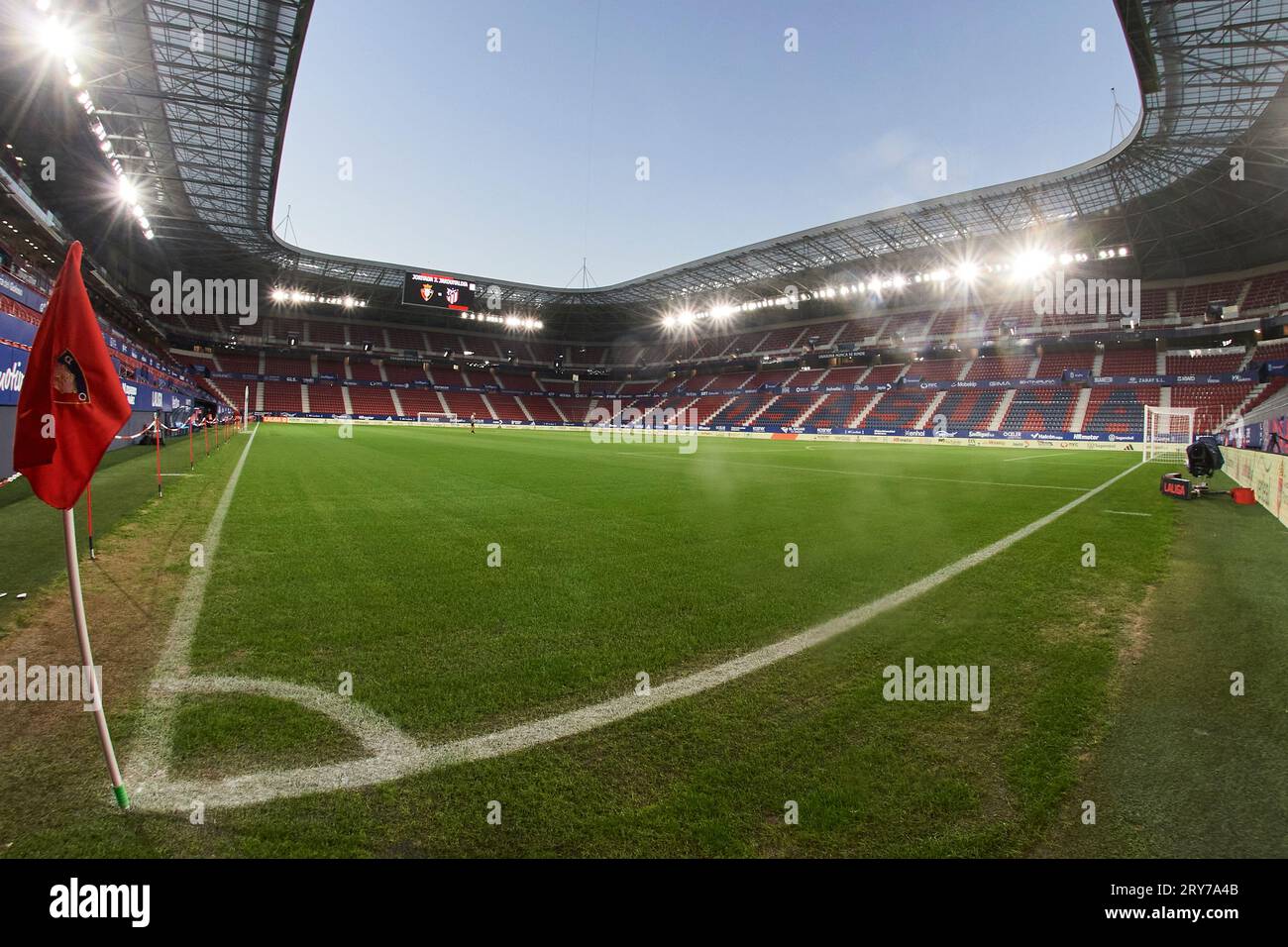 El Sadar stadium view during the La Liga EA Sports match between CA ...