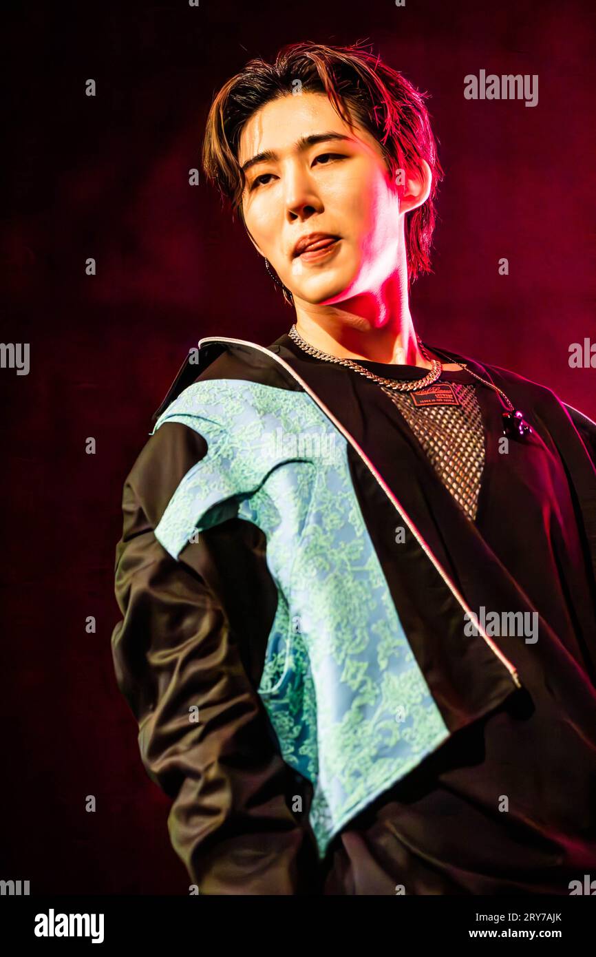 Milan, Italy. 28th Sep, 2023. The South Korean singer-songwriter Kim ...