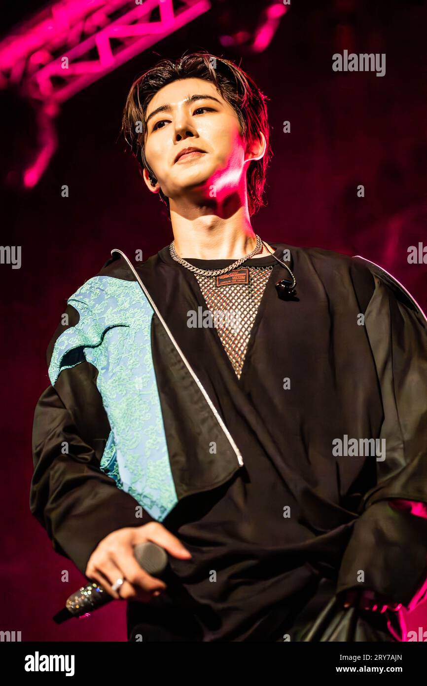 Milan, Italy. 28th Sep, 2023. The South Korean singer-songwriter Kim ...