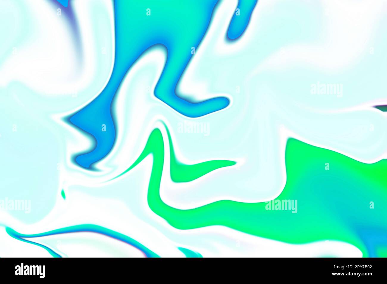 transcending boundaries with vibrant abstract liquified picture in blue ...