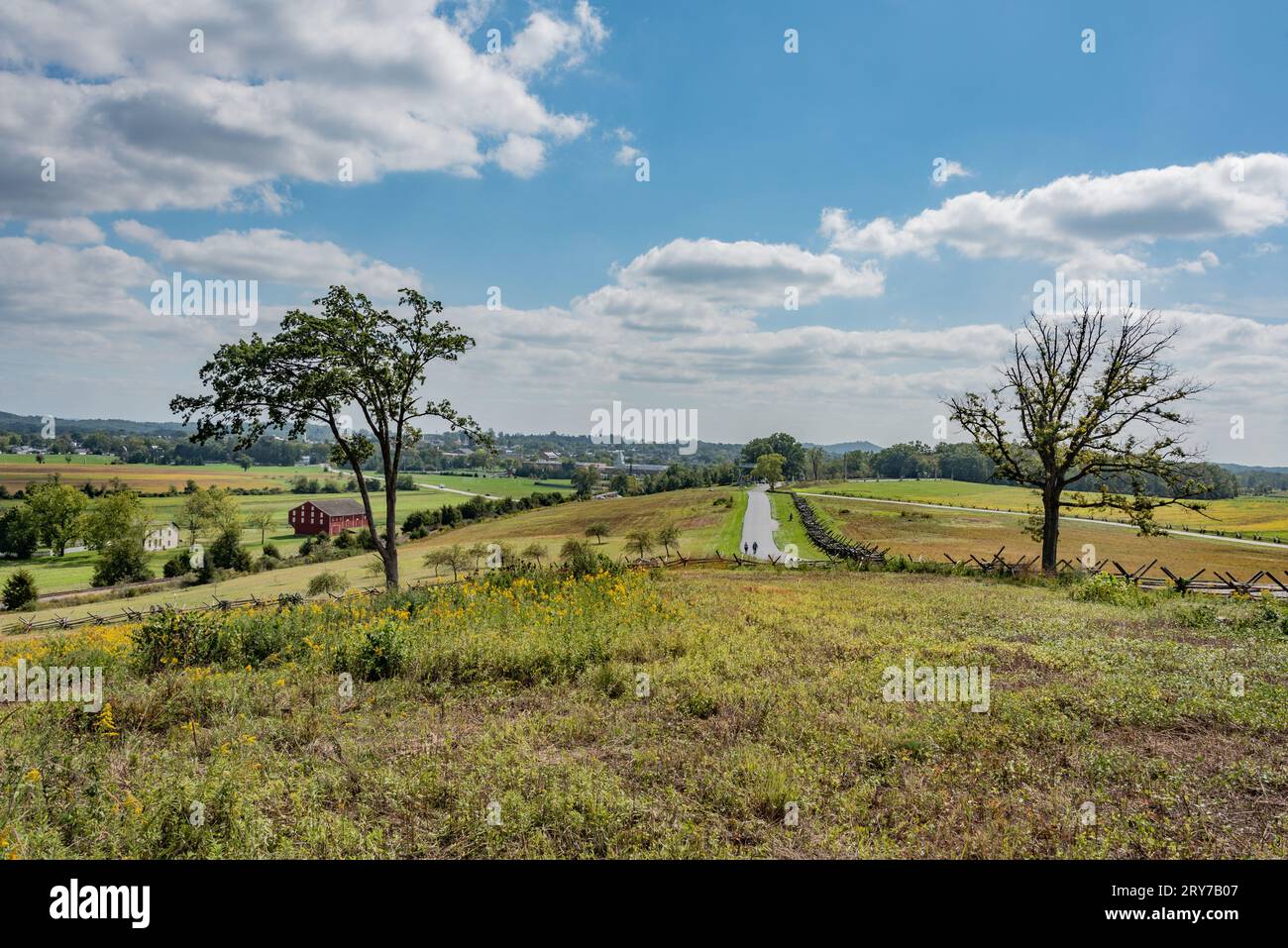 Hallowed Ground on an Early Autumn Afternoon, Gettysburg Pennsylvania ...