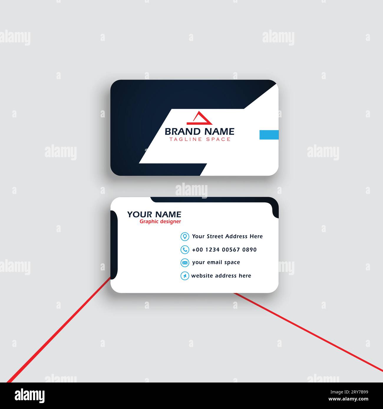 Visiting card design hi-res stock photography and images - Alamy