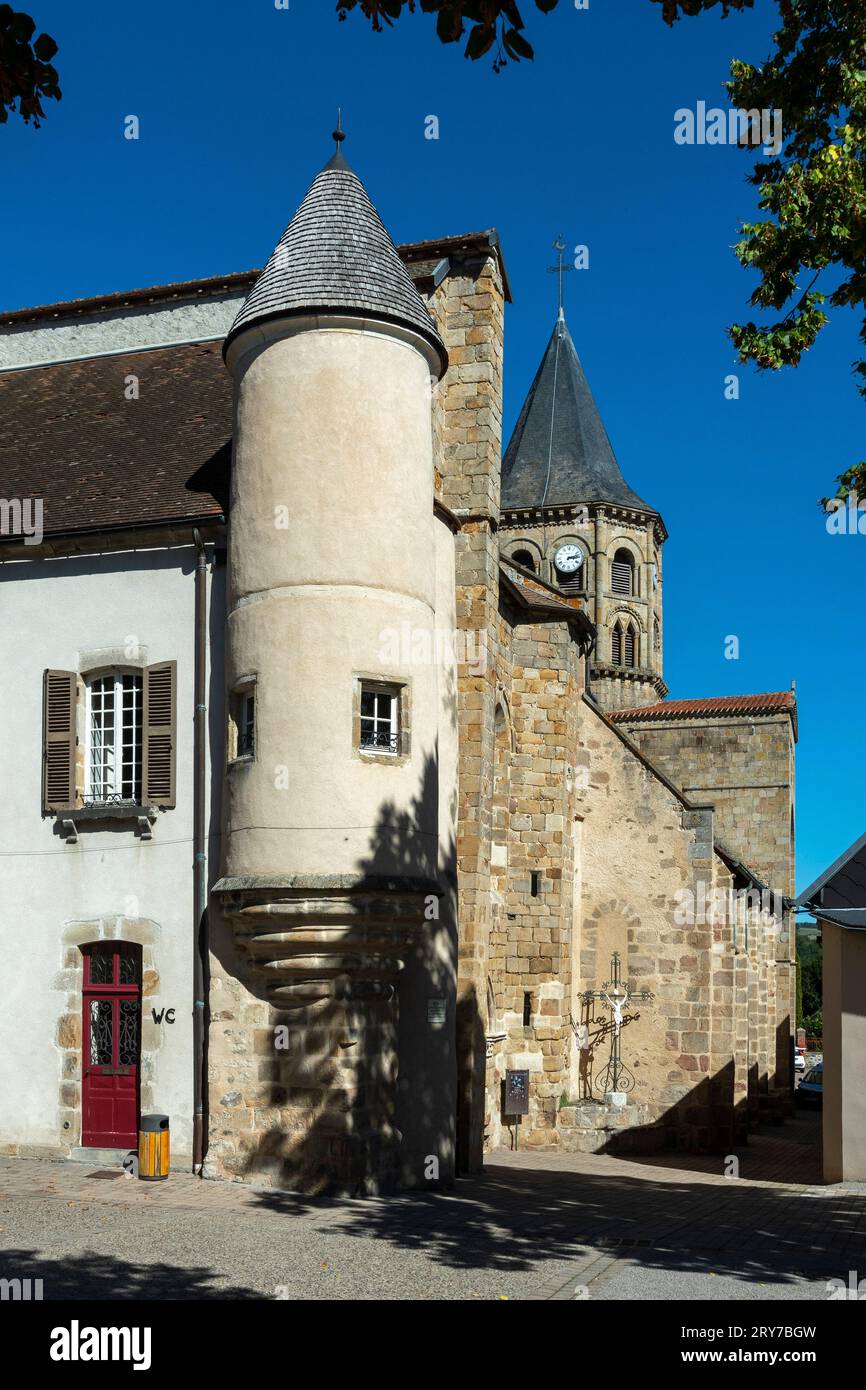 Menat abbey hi-res stock photography and images - Alamy