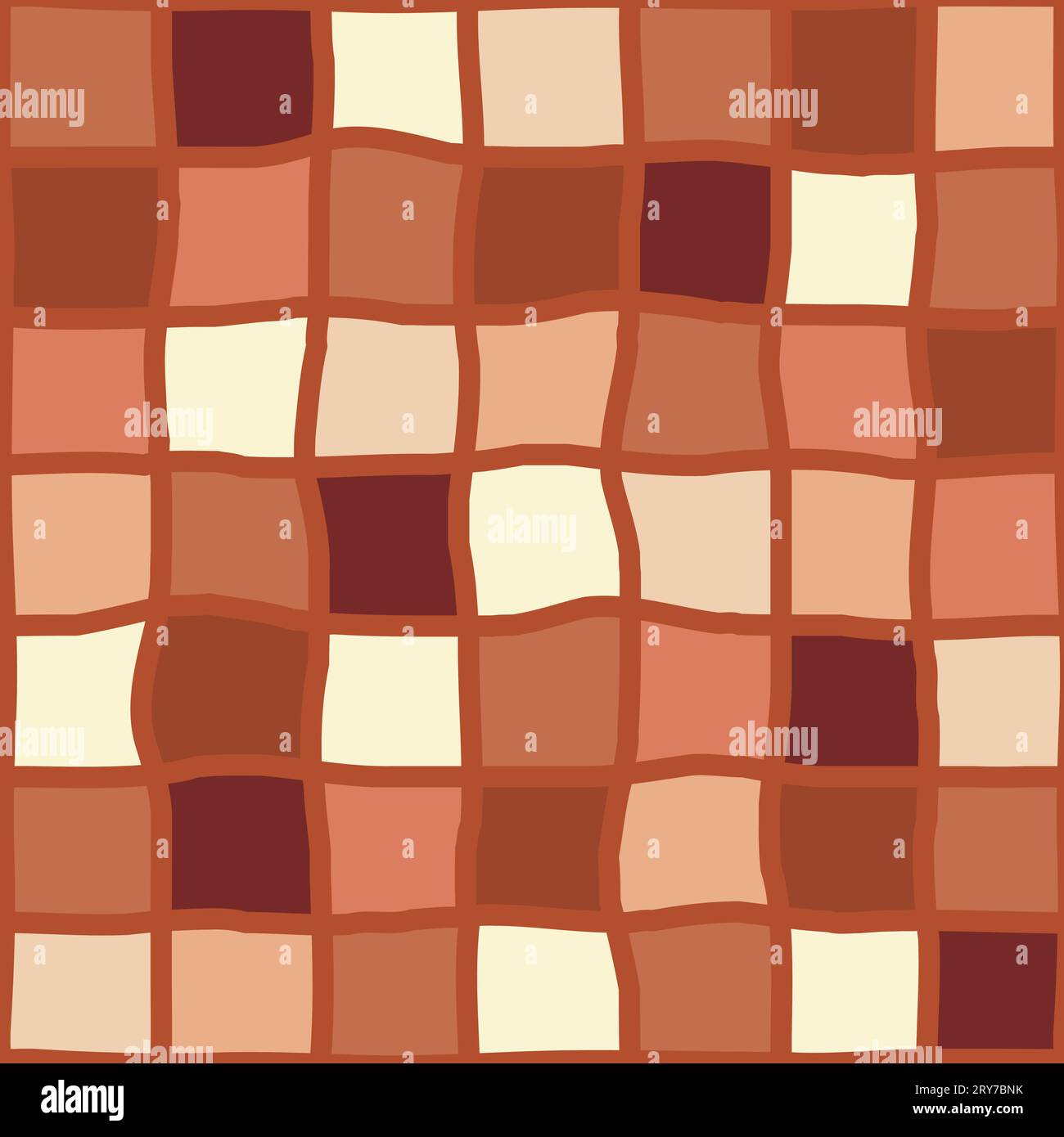 Seamless vector pattern with hand drawn grid filled with shades of ...